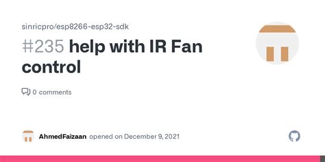 Help With IR Fan Control Issue Sinricpro Esp Esp Sdk GitHub