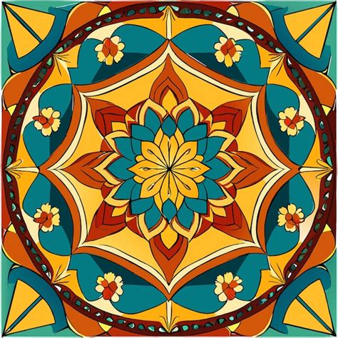 Intricate Geometric Vector Designs Artistic Elegance Premium Ai