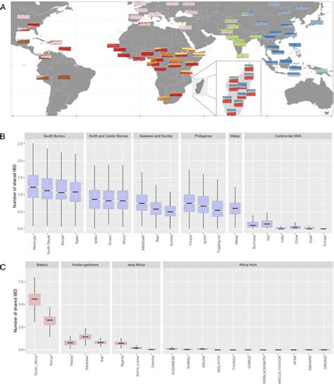 Genome Wide Analysis Admixture Plots Based On A Worldwide Population