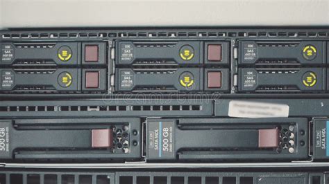 Working Data Servers With Flashing LED Lights Stock Footage Video Of Equipment People