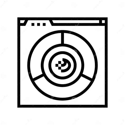 Color Accessibility Ux Ui Design Line Icon Vector Illustration Stock Illustration Illustration