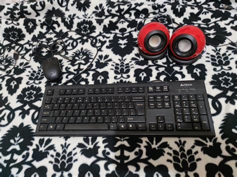 Computer Keyboard Mouse Speaker Bundle Computers Tech Parts Accessories Computer Keyboard