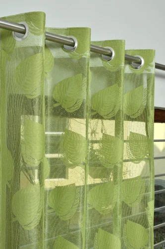 Marron Plain Leaf Net Curtain Size 7ft At Rs 130 Piece In Panipat ID 2850050961112