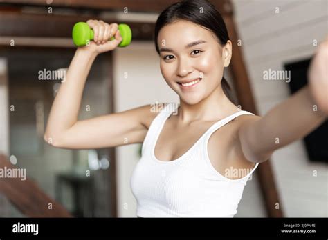 Girls Selfies In Clothes Exercise