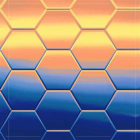 추상 육각 배경 다채로운 기하학적 배경 프리미엄 벡터
