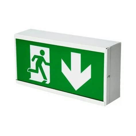 Aluminum Emergency Exit Light For Hospitals Shopping Mall At Rs 2500 In Vasai