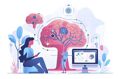 Ai In Social Media Abstract Concept Vector Illustration Social Media