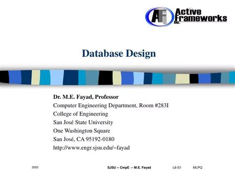 PPT Database Design PowerPoint Presentation Free Download ID 4342681