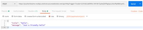 Send Push Notifications To Android Using An Azure Function Running Nodejs