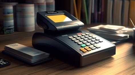 3d Rendering Of Pos Terminal Streamlined Payment Process Background Transaction Payment Pos