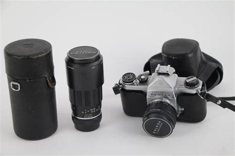 Pentax Asahi Camera With 200mm Lens Auctionsontarioca