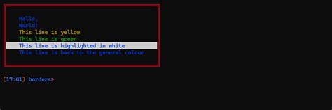 Github Scalvaruso Borders A Module To Create A Frame When Printing A List Of Strings