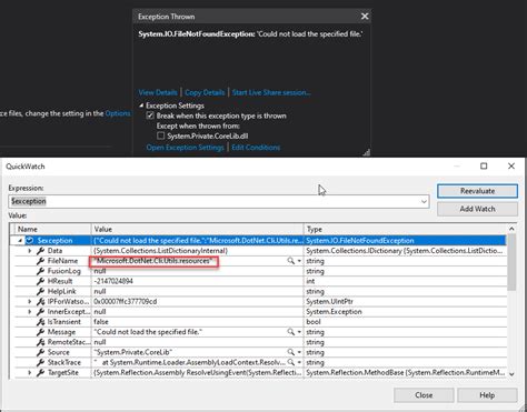 Net Core Wasm Webassembly Filenotfoundexception From Systemprivate
