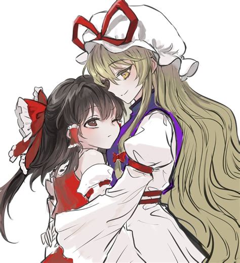 Hakurei Reimu And Yakumo Yukari Touhou Drawn By Yuggug Danbooru