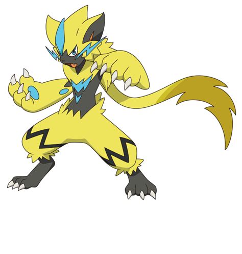 Zeraora Pokemon Art Character Electric Type Free Png