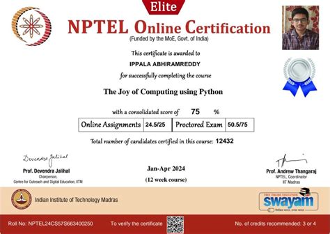 Python Nptel Iitmadras Codingjourney Continuouslearning