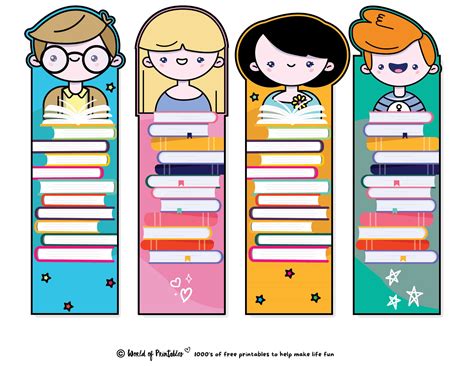 Character Bookmarks Printable Free Coloring Pages To Print