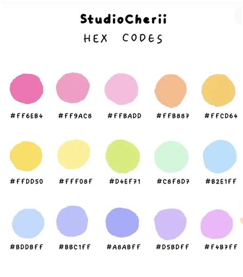 Hex Codes Highlighters Hex Color Palette Color Coding Notes Hex