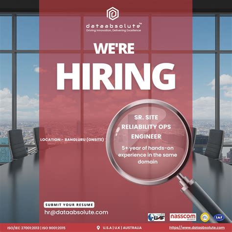 Sitereliabilityengineer Sre Cloudengineer Linuxadmin Docker Cloud… Dataabsolute Technologies