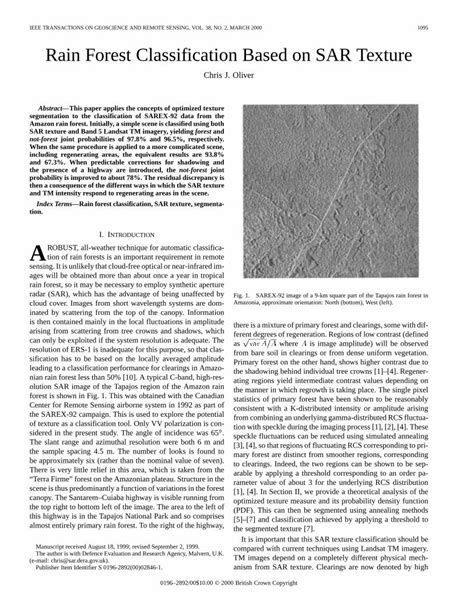 Pdf Rain Forest Classification Based On Sar Texture Dokumen Tips