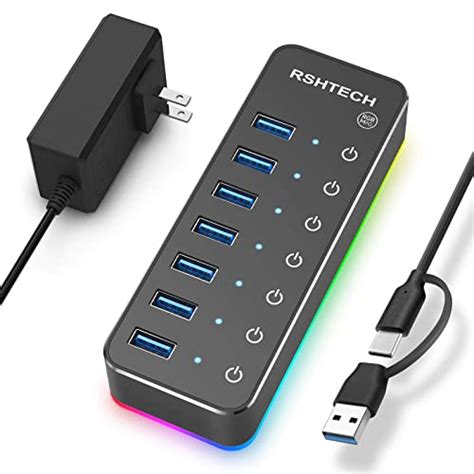 RSHTECH RGB USB Hub Review Mini PC Reviewer