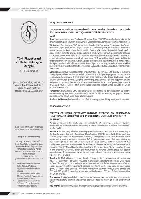 Pdf Effects Of Upper Extremity Dynamic Exercise On Respiratory