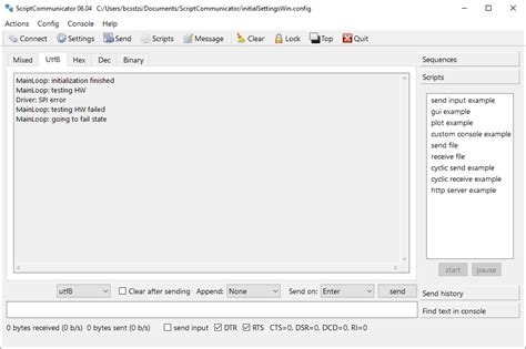 Github Sziekescriptcommunicatorserial Terminal Scriptable Cross