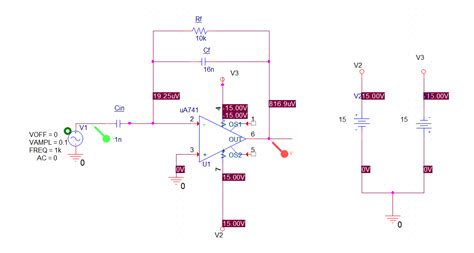 Designing A Charge Amplifier Circuit In Pspice For Piezoelectric Sensor