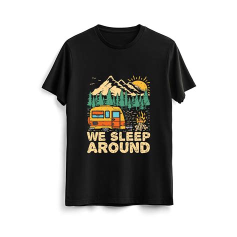 تیشرت ما در طبیعت می خوابیم فروشگاه کاف