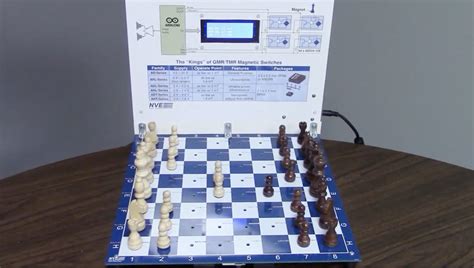 Practical Magnetic Switches Make This Electronic Chessboard Possible