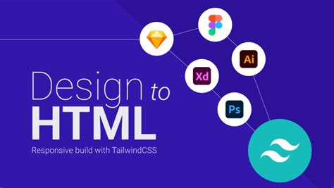 convert your psd sketch figma design to responsive html using