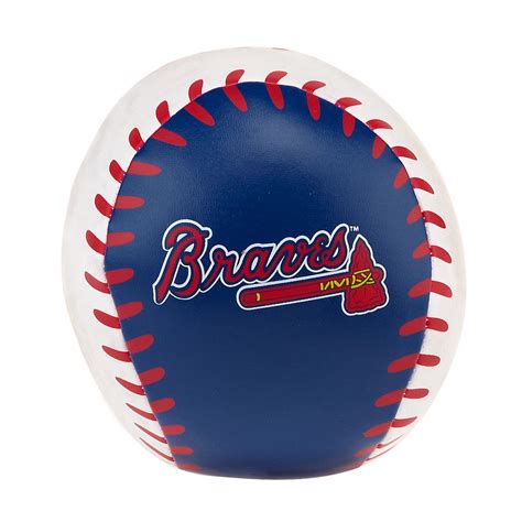 K2 Licensed Products Mlb Atlanta Braves Quick Toss 4 Softee Baseball