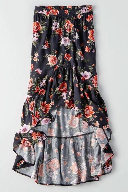 Cute Hi Low Maxi With Ruffles Would Pair Great With A Jean Jacket