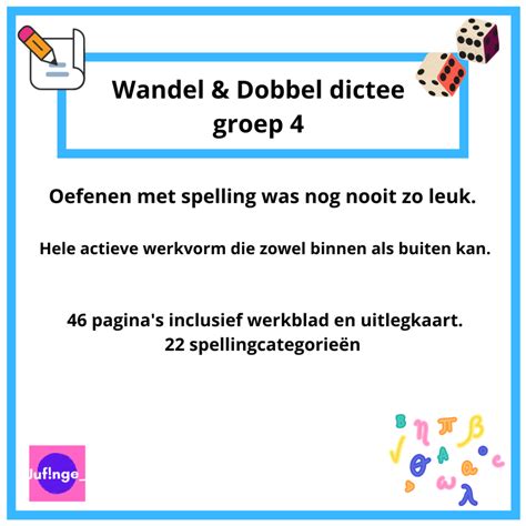 Wandel And Dobbel Dictee Groep 4 Voor De Leerkracht
