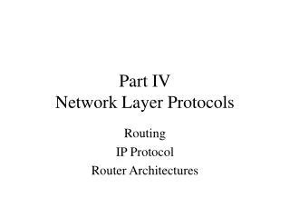 PPT Chapter 21 Unicast And Multicast Routing Routing Protocols