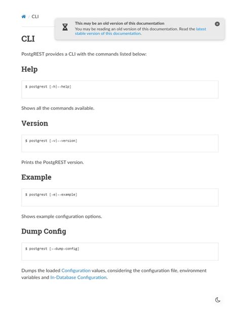 Cli Postgrest 122 Documentation Pdf Teaching Methods And Materials