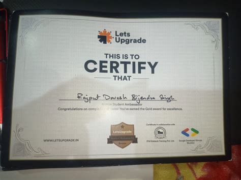 Rajput Devesh Bijendra Singh On Linkedin Im Excited To Share That I