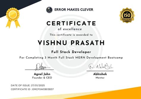 Mernstack Fullstackdevelopment Webdevelopment Reactjs Nodejs Mongodb Vishnu Prasath M