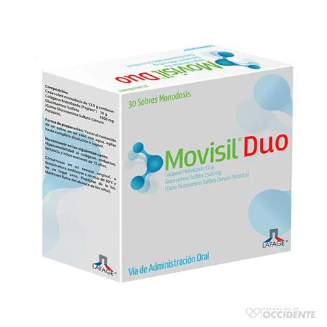 Movisil Duo Sobres X 30 Farmacias De Occidente