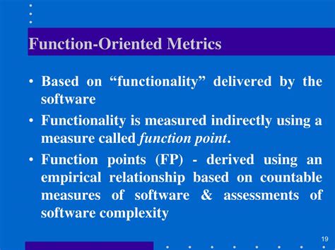 Ppt Chapter 6 Software Metrics Powerpoint Presentation Free