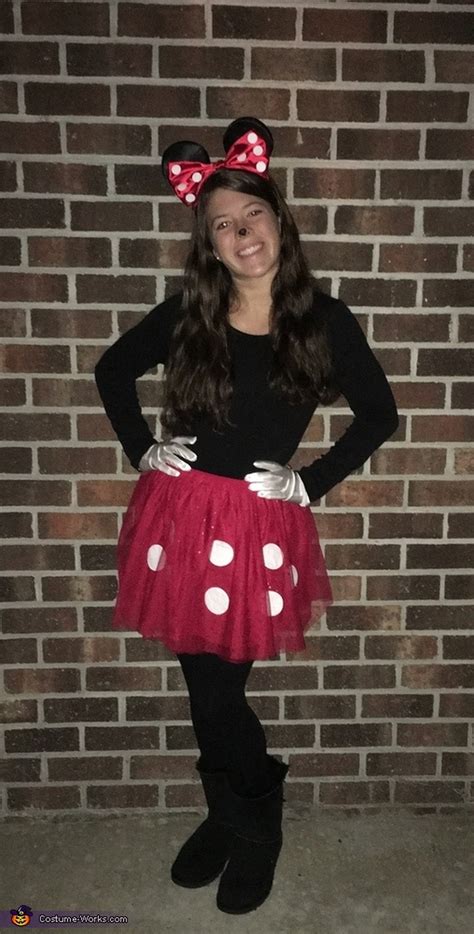 10 Diy Minnie Mouse Costume Ideas In Pink And Red Colors The Julie Art