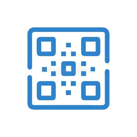 Essential Icons For Scanning Qr Codes Stock Image Illustration Of