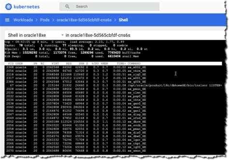 Getting Started With Kubernetes And Oracle 18c Express Edition Xe Rons Blog