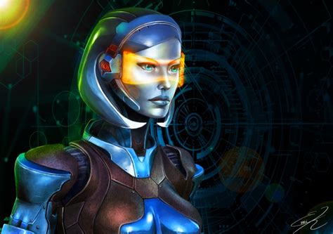 Mass Effect Edi By Emi Tri On Deviantart