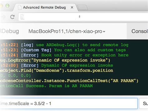 Advanced Remote Debug Toolkit 도구 Unity Asset Store