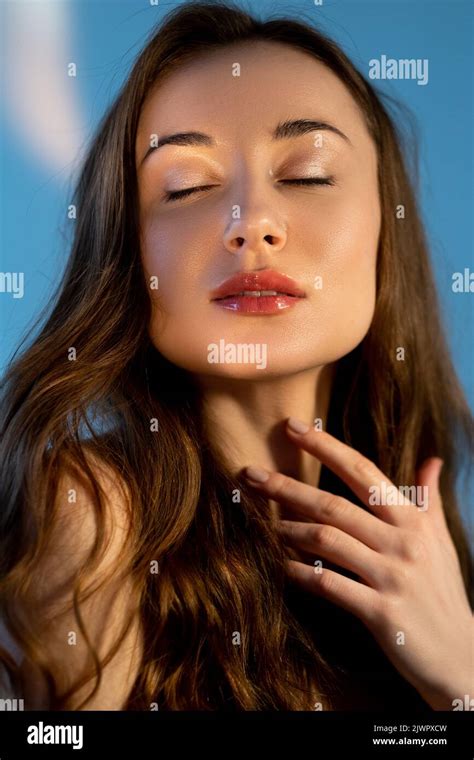 Female Grace Beauty Procedure Woman Perfect Skin Stock Photo Alamy