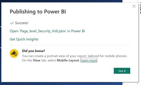 Page Level Security In Power BI Vidi Corp
