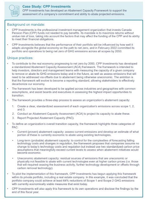 CPP Investments 2022 Report On Sustainable Investing