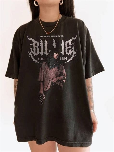Billie Eilish Vintage Shirt Billie Eilish Merch Vendu Par Annual