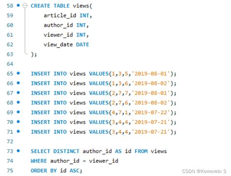 高频 SQL 题之查询 CSDN博客